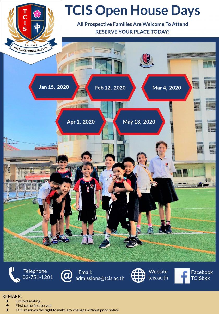 Admissions | Thai-Chinese International School